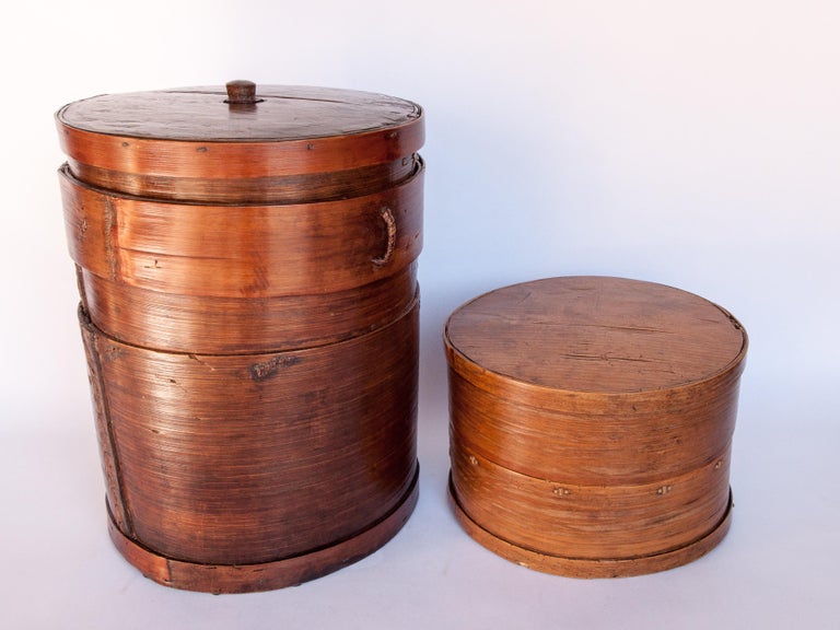 Vintage Bamboo Kitchen Box from Bhutan, Mid-20th Century at 1stDibs