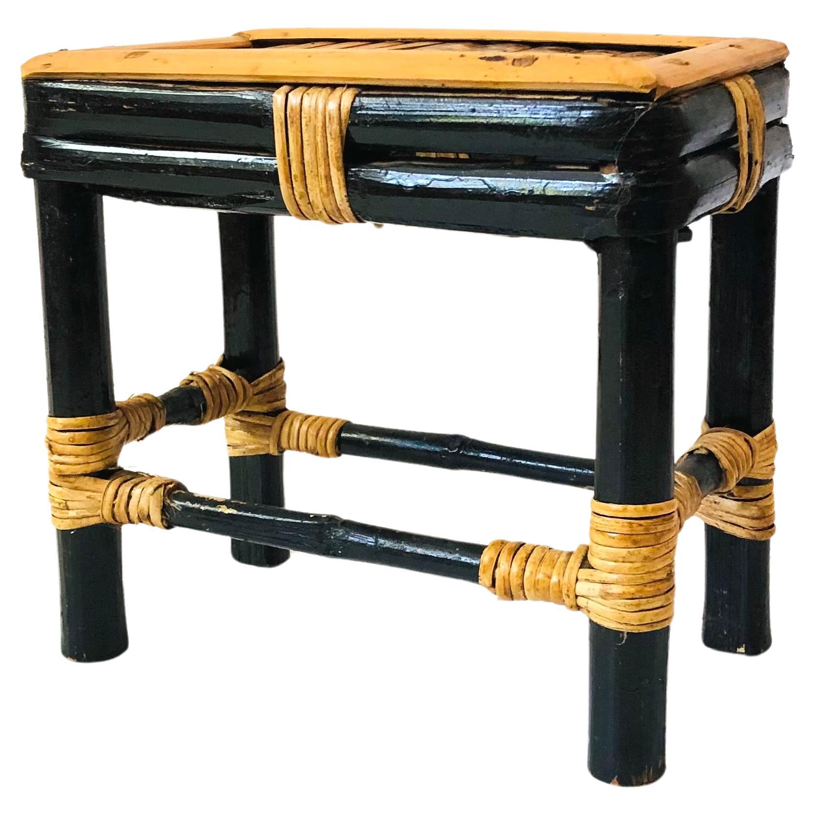 Vintage Bamboo Plant Stand For Sale at 1stDibs