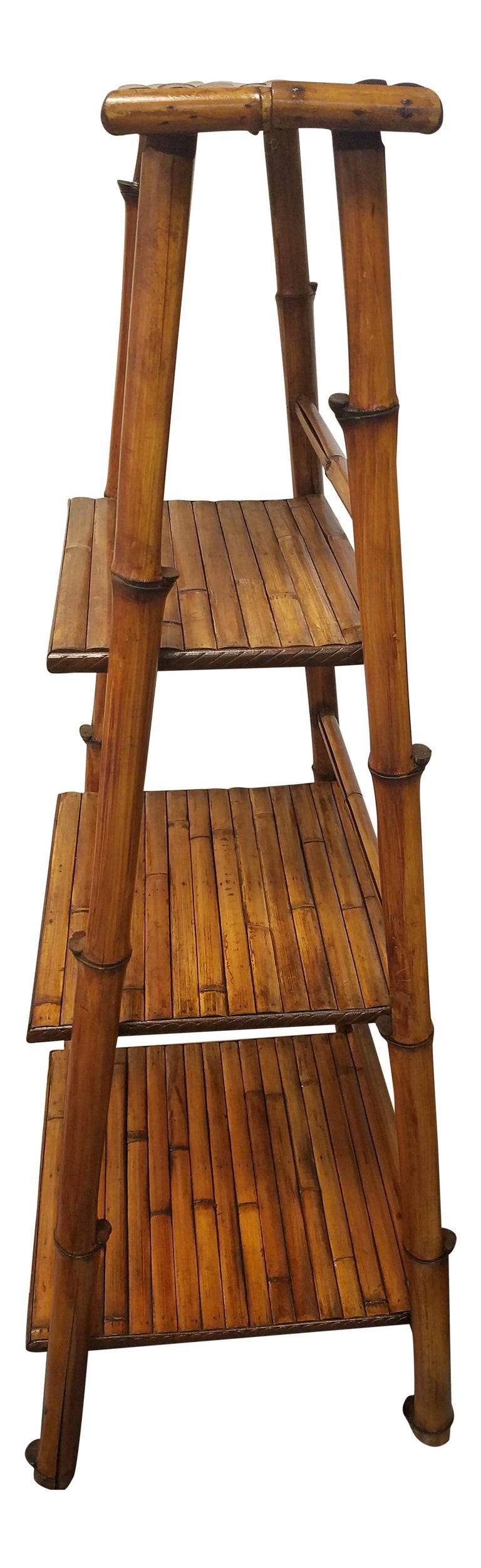 Vintage Bamboo Stand/Shelf at 1stDibs | bambo stand