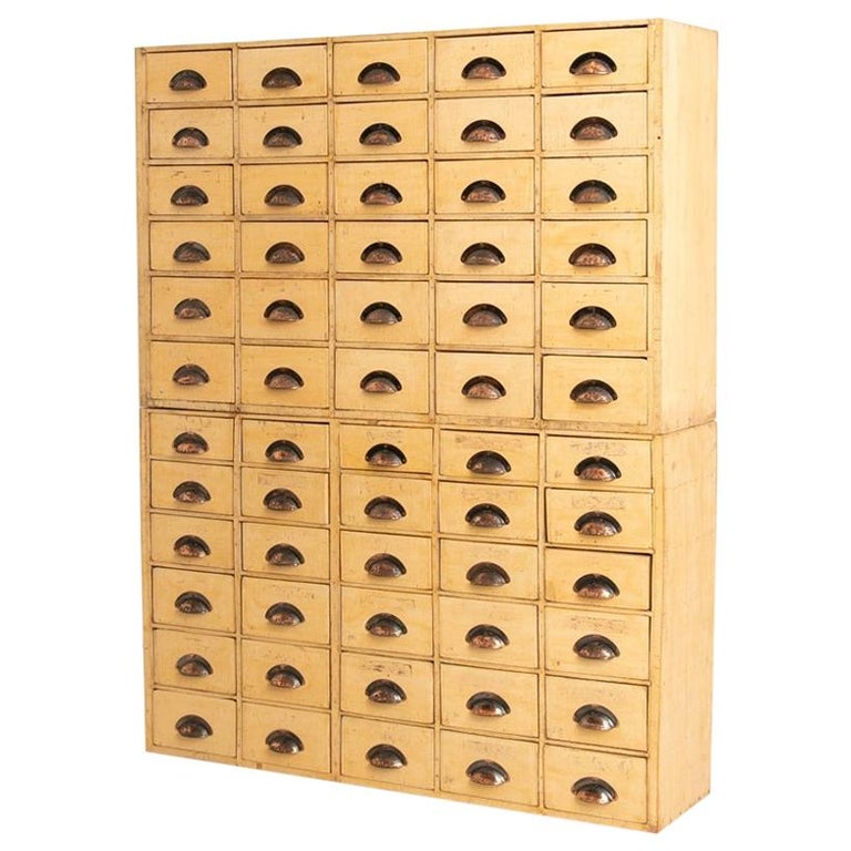 Vintage Bank of Engineers Drawers For Sale at 1stDibs