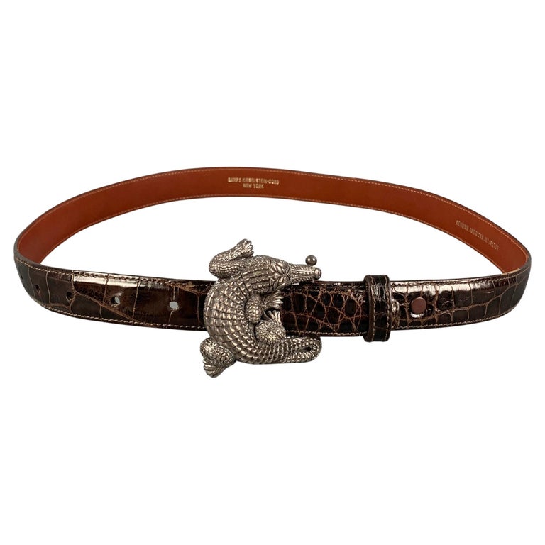 Vintage BARRY KIESELSTEIN-CORD 1995 Size 2 Brown Leather Sterling ...