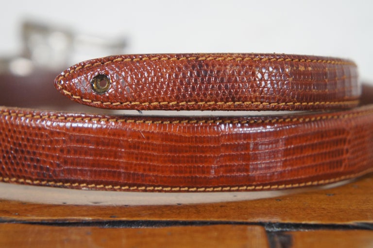 Vintage Barry Kieselstein Cord Sterling Silver Labrador Dog Lizard Belt ...