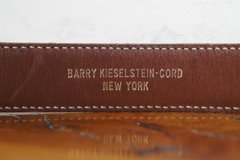 Vintage Barry Kieselstein Cord Sterling Silver Labrador Dog Lizard Belt ...