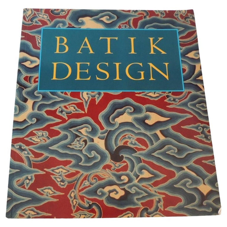 Vintage Batik Design Decorating Softcover Decorating Book For Sale at ...