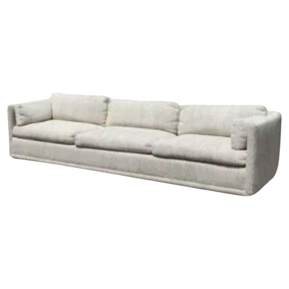Vintage Baughman Sofa Upholstered in Knoll Fabric For Sale at 1stDibs