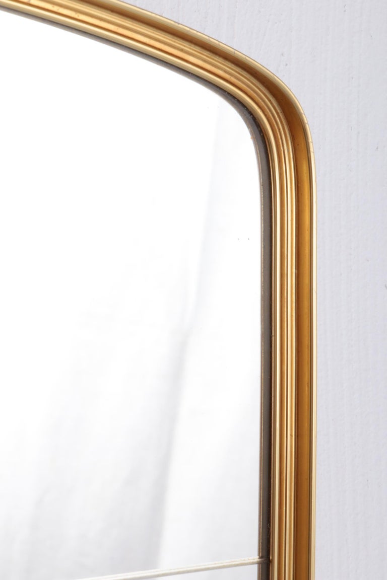 Vintage, Beautiful Model Mirror with Brass Rim, 1960s Germany For Sale ...
