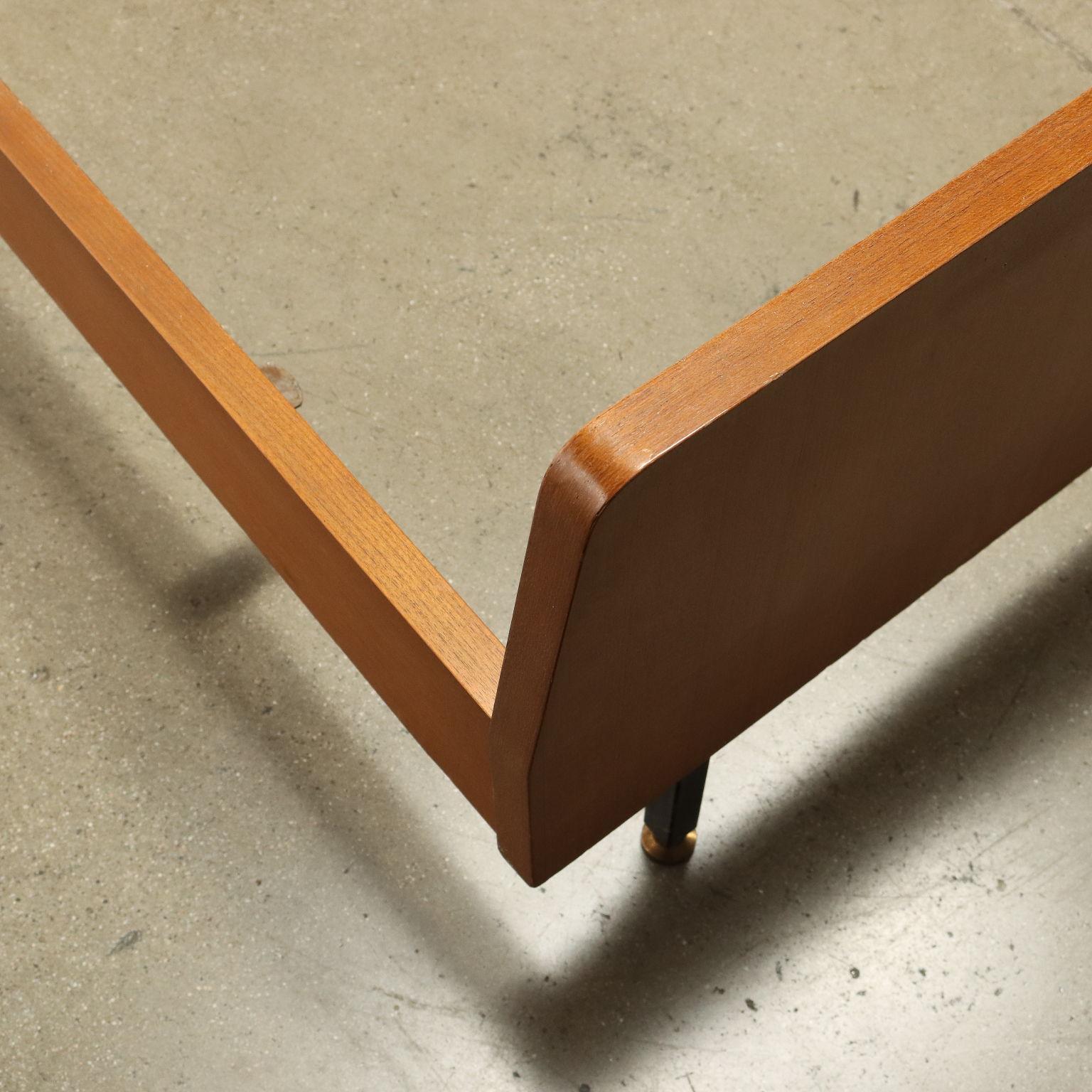 Vintage Bed from the 1950s-1960s Teak Marble For Sale at 1stDibs ...