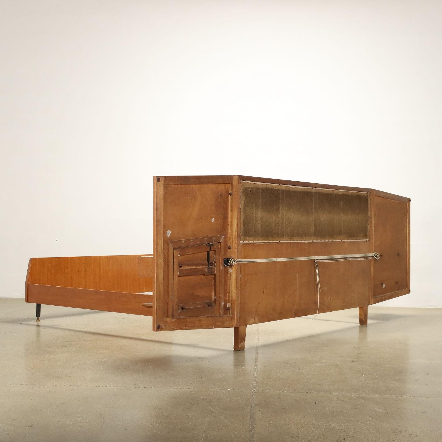 Vintage Bed from the 1950s-1960s Teak Marble For Sale at 1stDibs ...