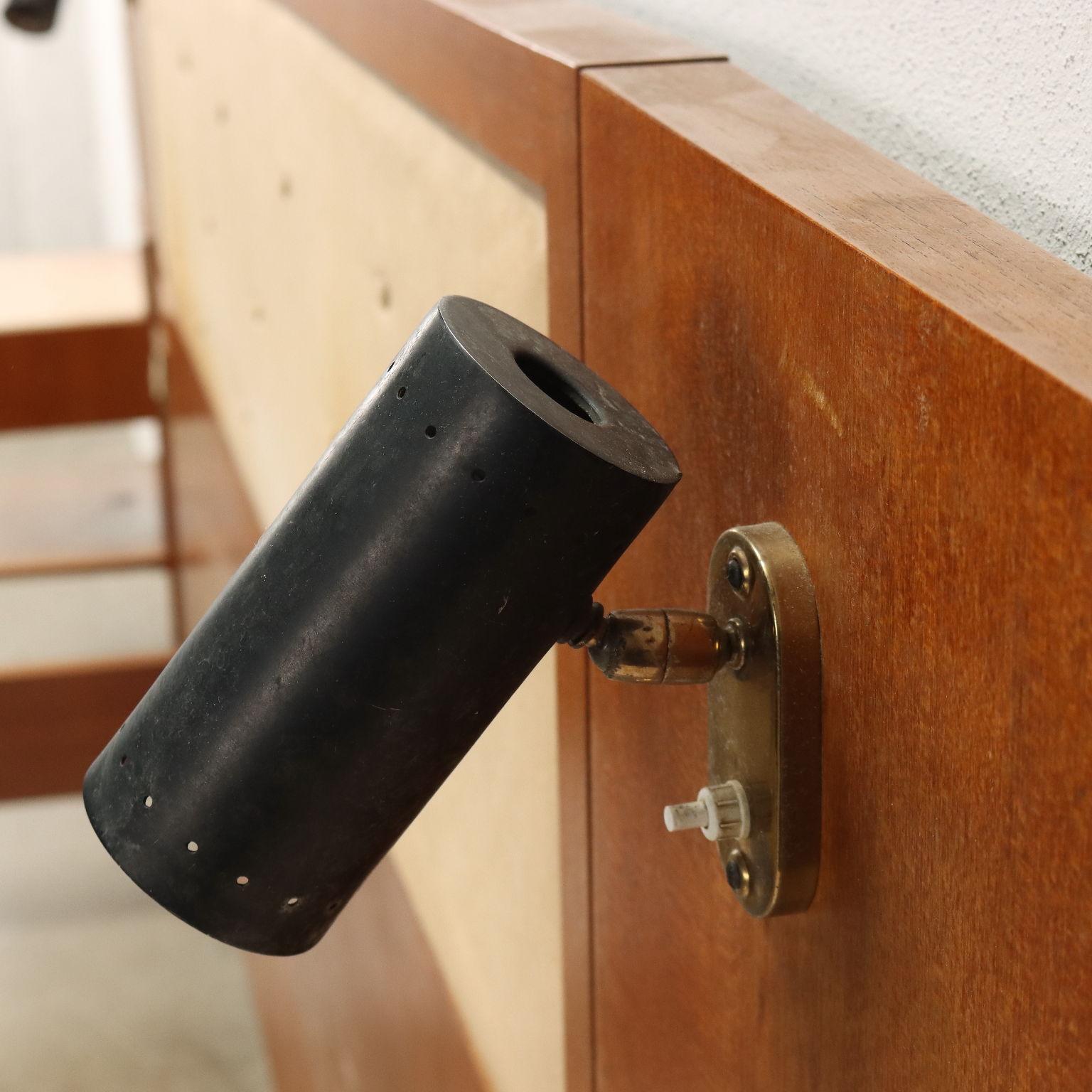 Vintage Bed from the 1950s-1960s Teak Marble For Sale at 1stDibs ...