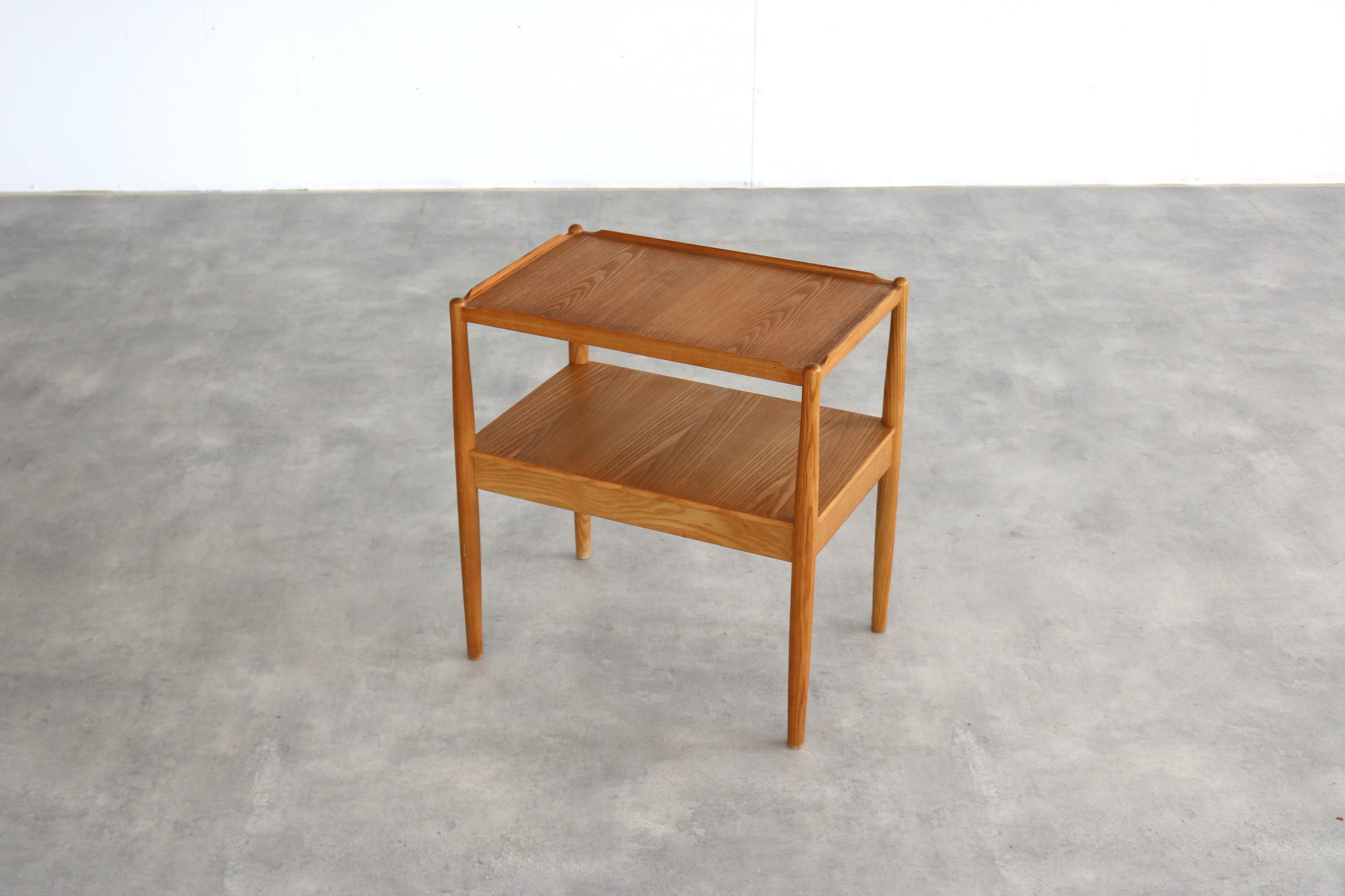 vintage bedside table side table 60s Swedish For Sale at 1stDibs