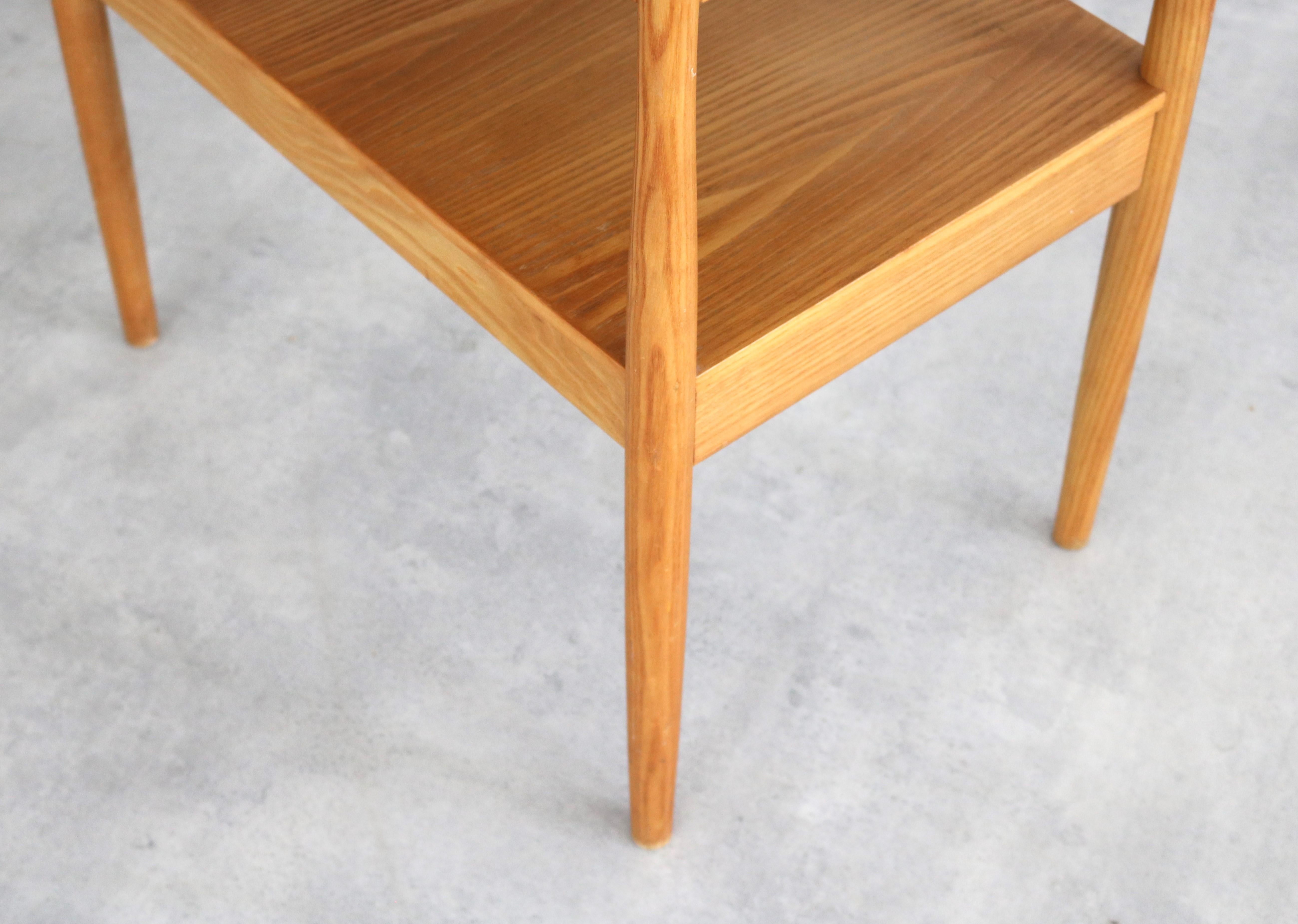 vintage bedside table side table 60s Swedish For Sale at 1stDibs