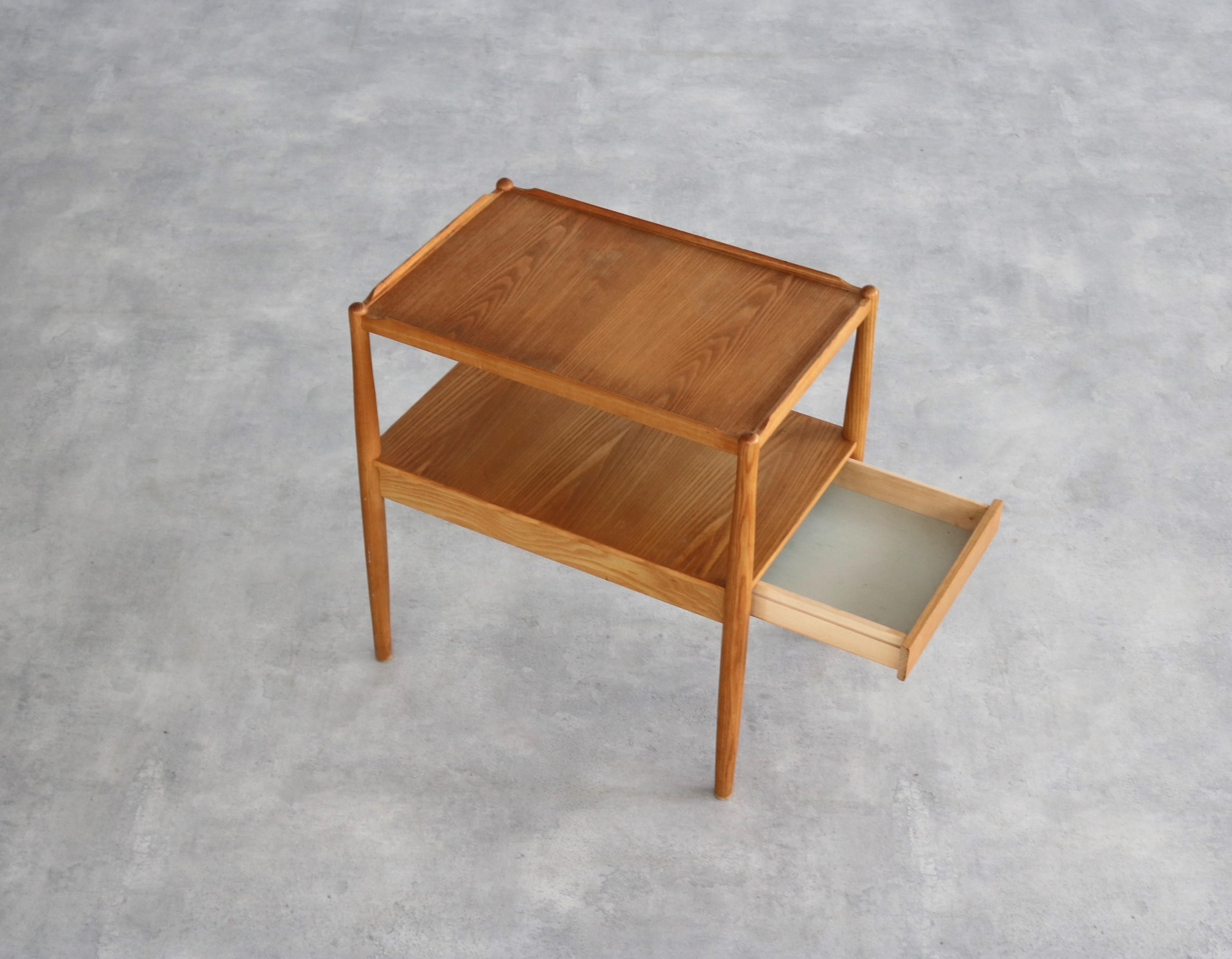 vintage bedside table side table 60s Swedish For Sale at 1stDibs