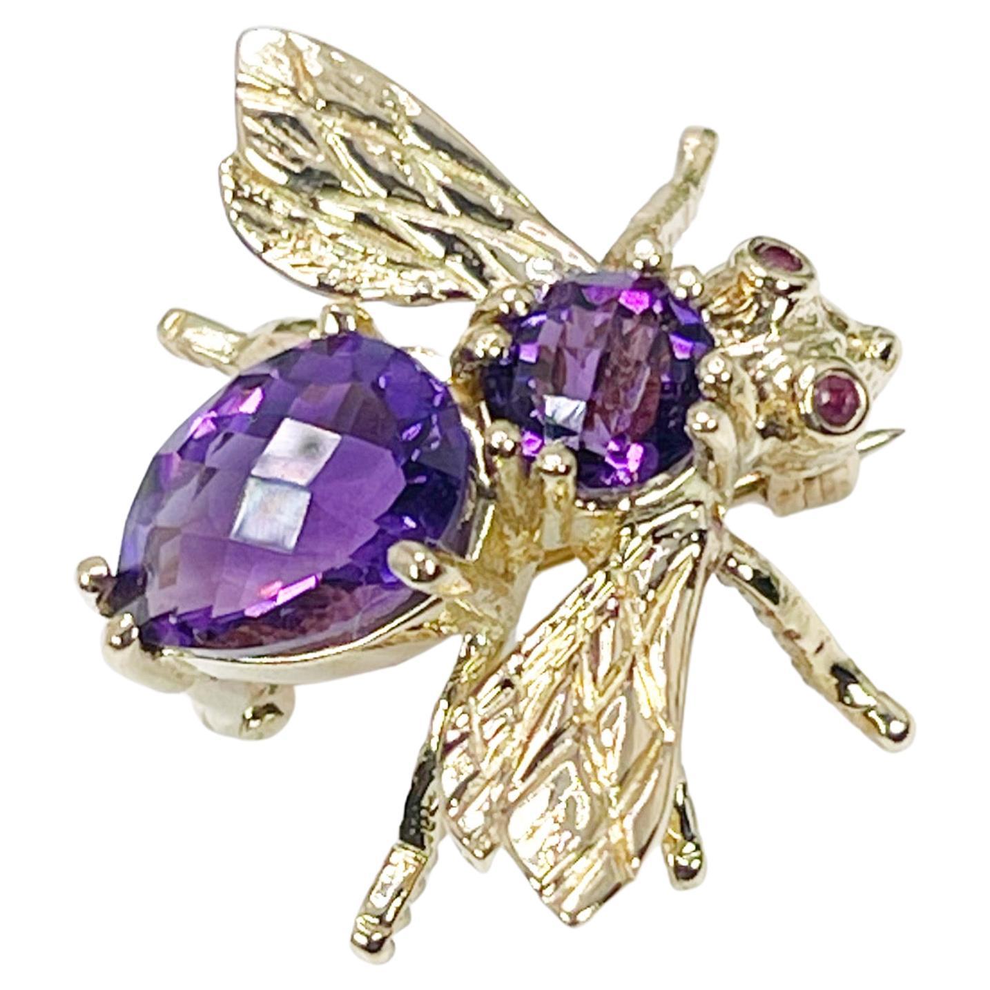 Herbert Rosenthal Gold Bee Brooch at 1stDibs | herbert rosenthal bee ...