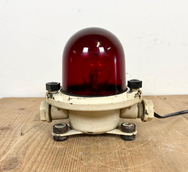 Vintage Beige Soviet Ship Ceiling or Wall Light, 1960s For Sale at 1stDibs