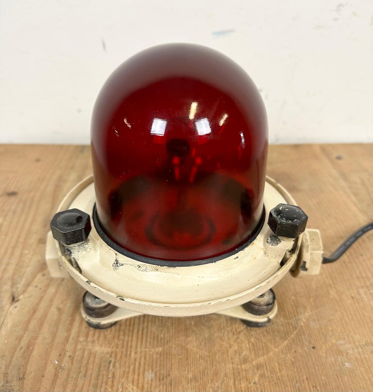 Vintage Beige Soviet Ship Ceiling or Wall Light, 1960s For Sale at 1stDibs