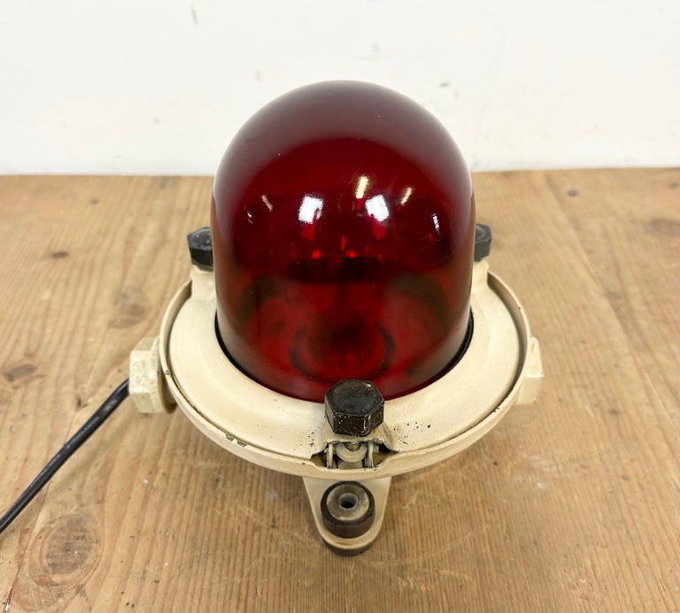 Vintage Beige Soviet Ship Ceiling or Wall Light, 1960s For Sale at 1stDibs