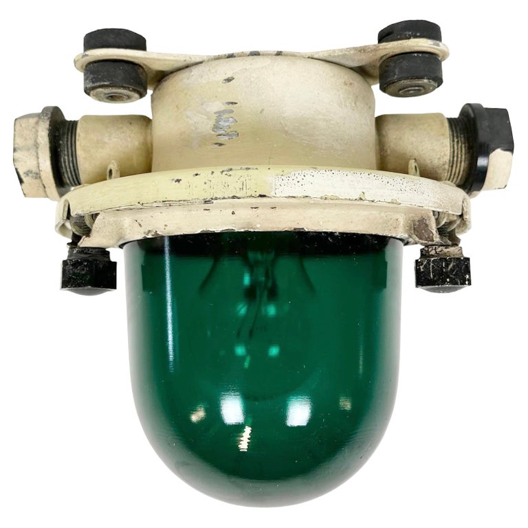 Vintage Beige Soviet Ship Ceiling or Wall Light, 1960s For Sale at 1stDibs