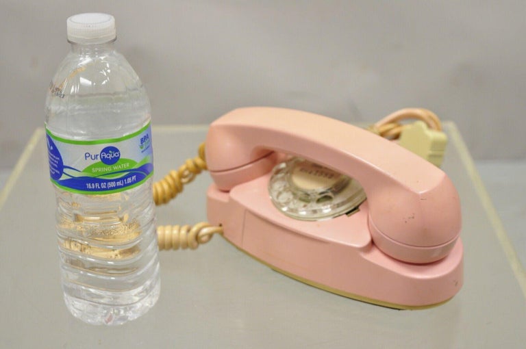 Vintage Bell System Pink "The Princess Phone" Rotary Dial Telephone at ...