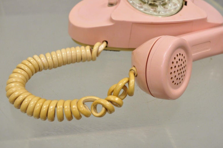 Vintage Bell System Pink "The Princess Phone" Rotary Dial Telephone at ...