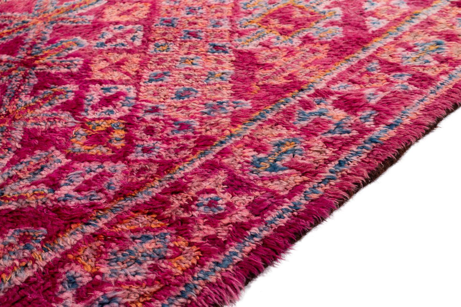 Vintage Beni Mguild Moroccan Rug For Sale at 1stDibs