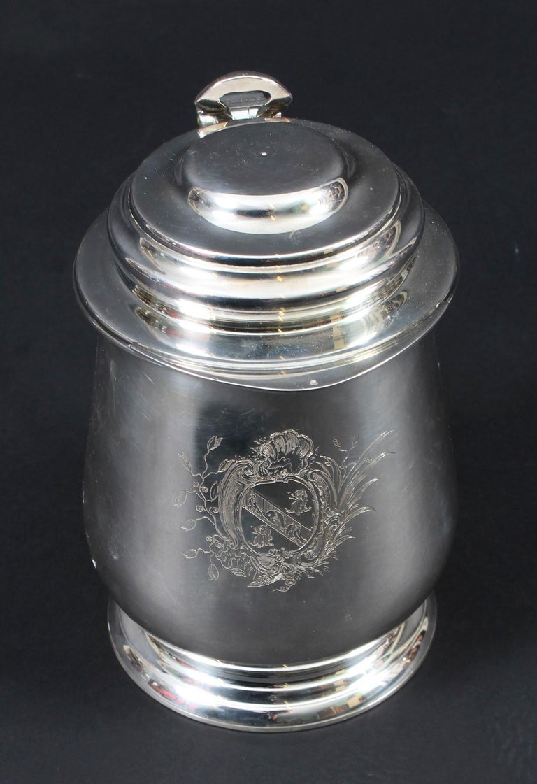 Vintage Benjamin Franklin Silver Plated Tankard" by Franklin Mint, 1978 ...
