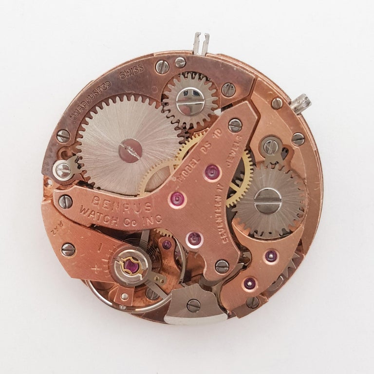 Vintage Benrus Wrist Alarm Stainless Steel Watch, 1960s at 1stDibs