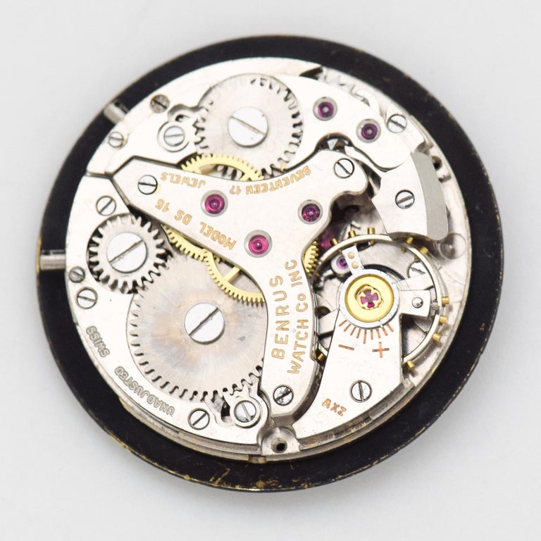 Vintage Benrus Wrist Alarm Stainless Steel Watch, 1960s For Sale at 1stDibs