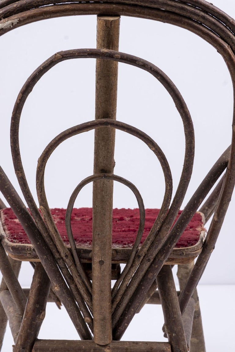 Vintage Petite Bent-Willow Chair at 1stDibs | bent willow chairs for sale