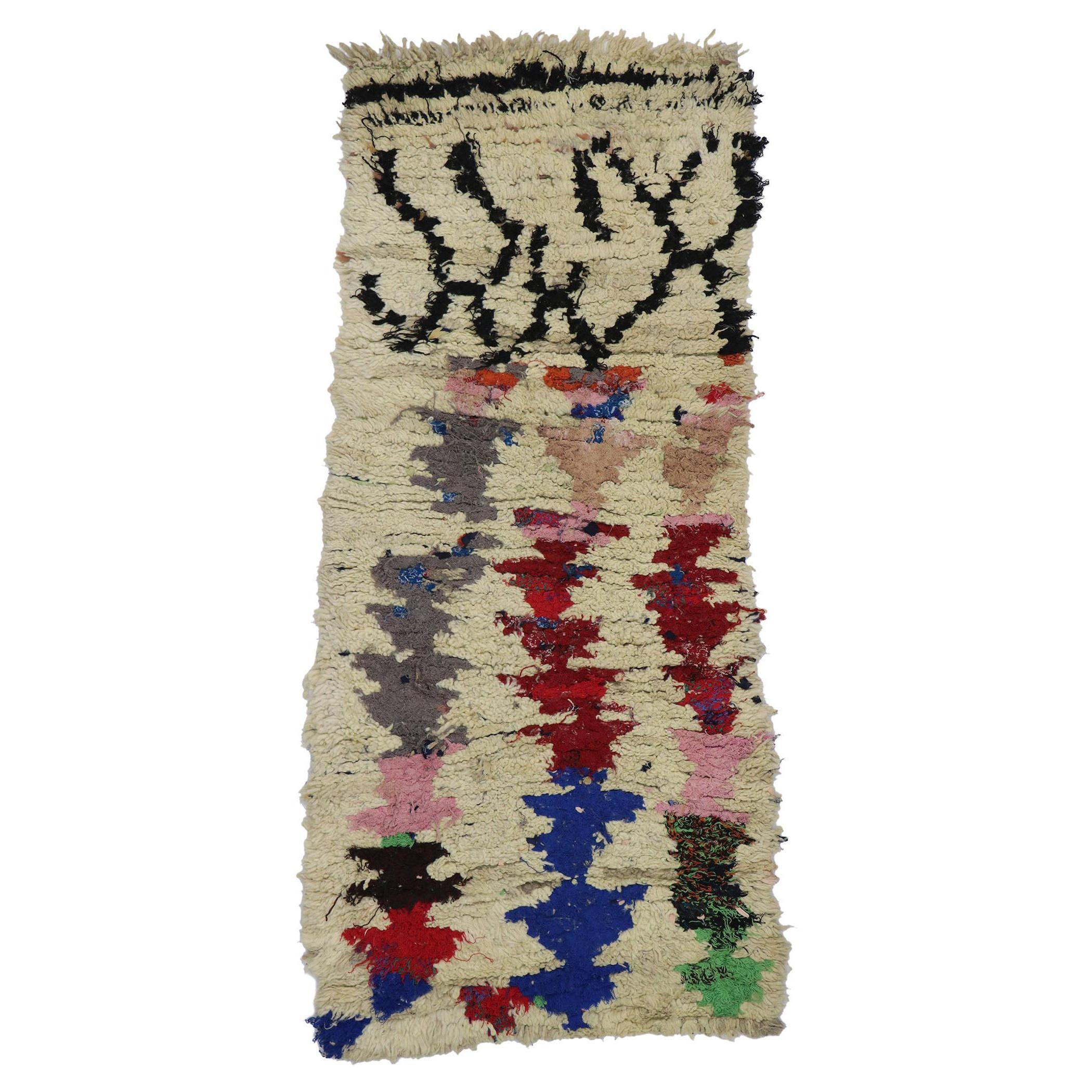 Vintage Moroccan Azilal Tribe Rug For Sale at 1stDibs