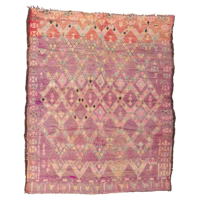 Vintage Berber Moroccan Rug For Sale at 1stDibs