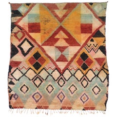 Postmodern Thick Pile Tufted Designer Wool Carpet, Pop Art Memphis ...