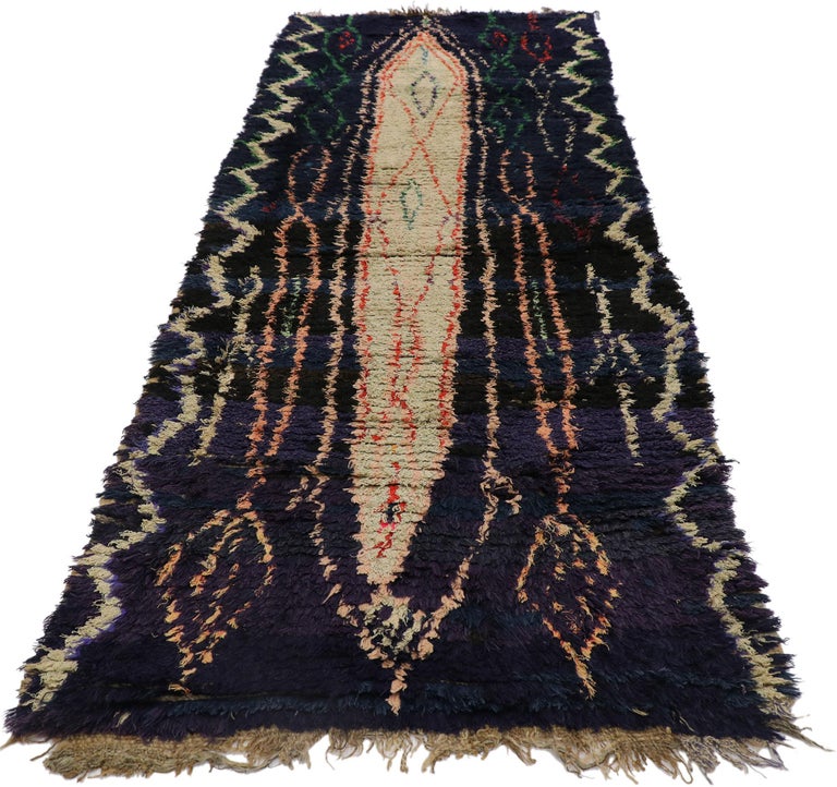 Vintage Berber Moroccan Runner For Sale at 1stDibs