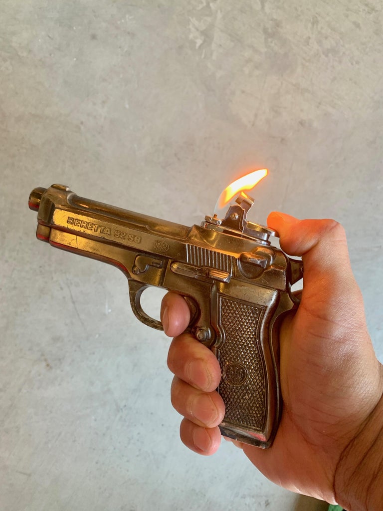 Vintage Beretta Handgun Lighter at 1stDibs