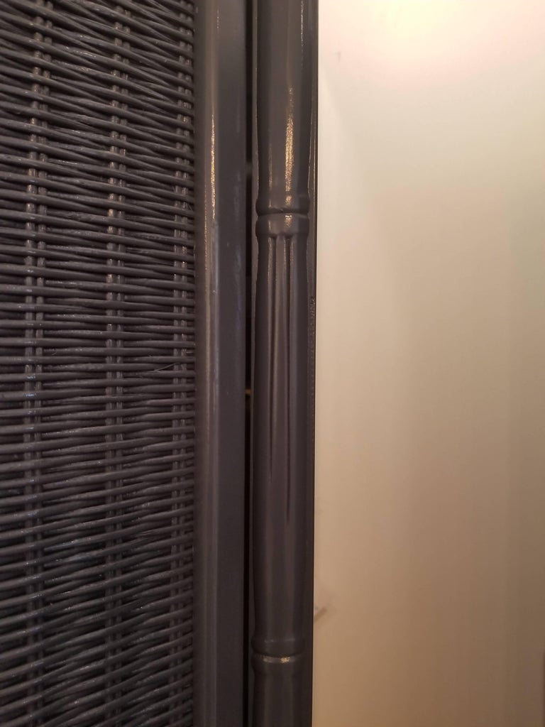 Vintage Bernhardt Bamboo Cabinets at 1stDibs