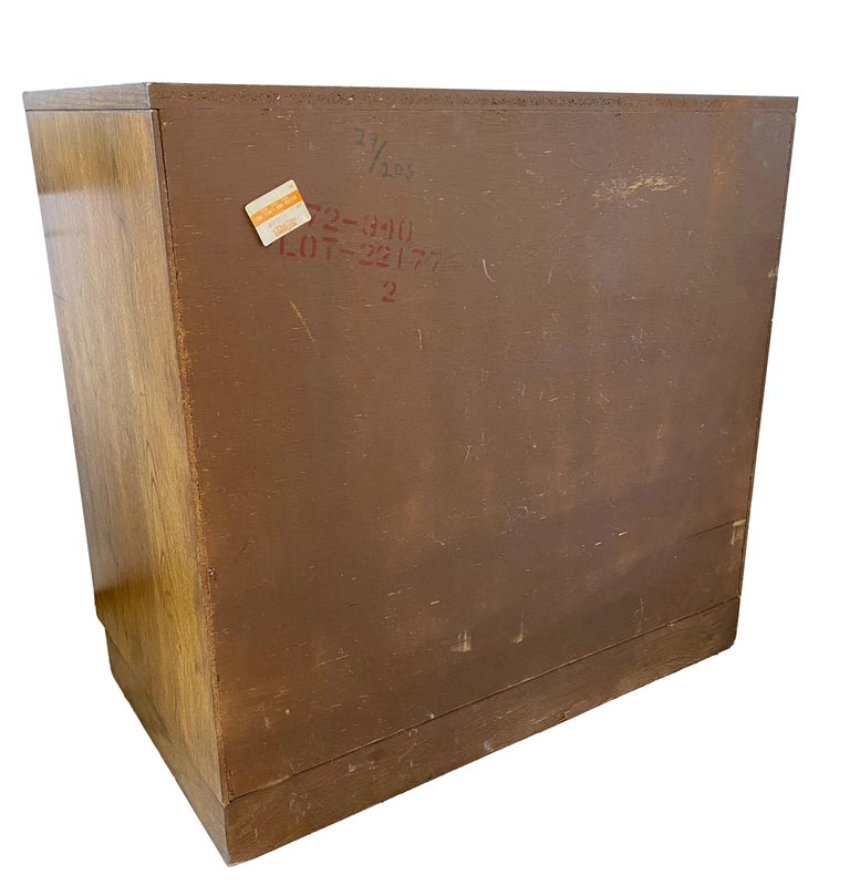Vintage Bernhardt Campaign Style Accent Cabinet For Sale at 1stDibs