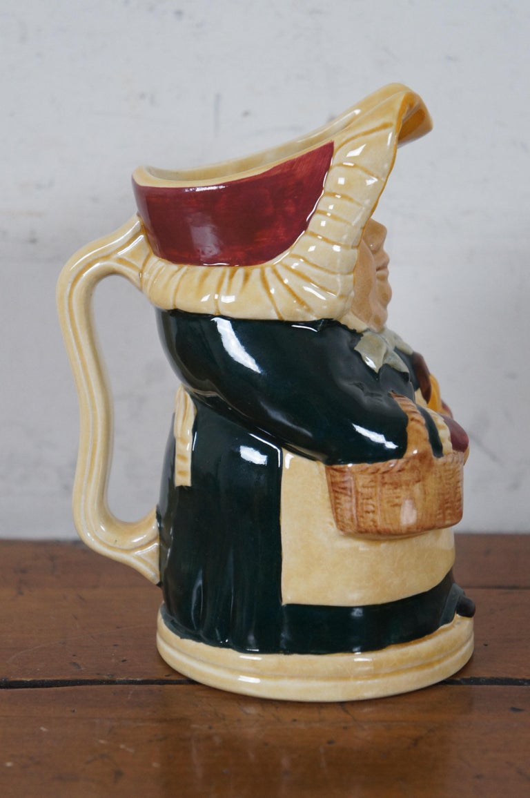 Vintage Betsy Figural English Toby Jug Wood and Sons Character Mug ...