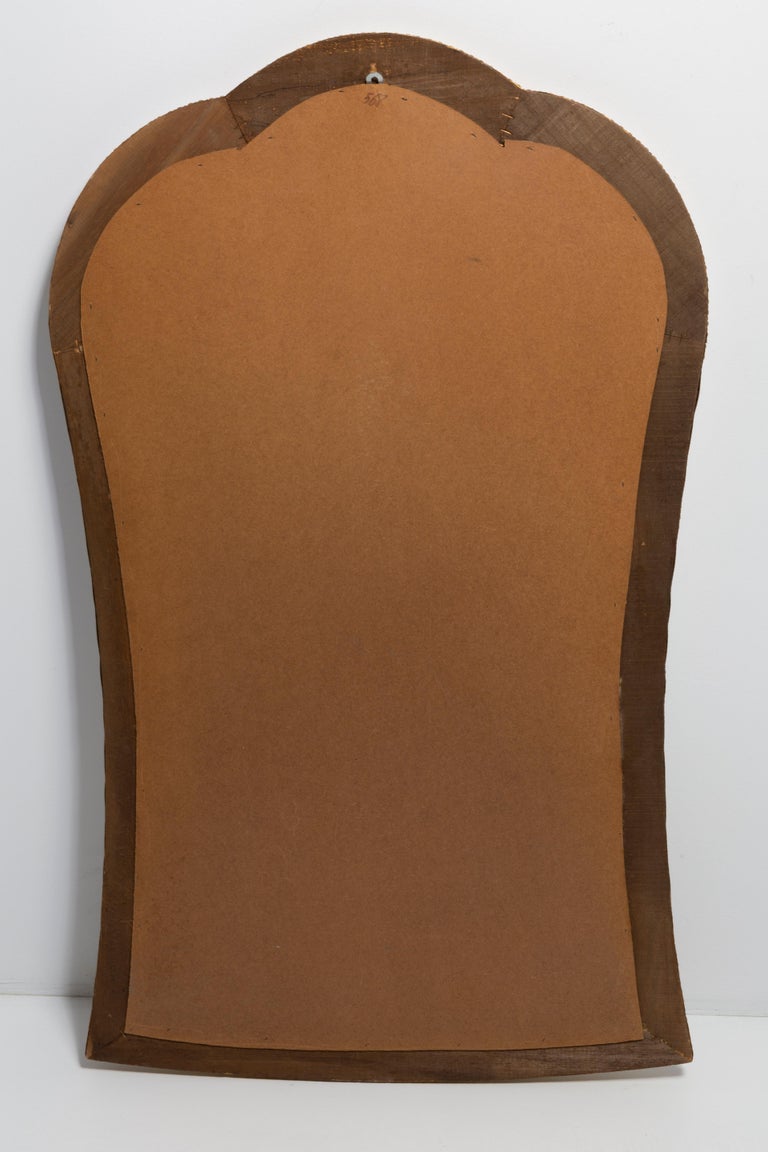 Vintage Big Original Mirror in Decorative Metal Frame, Italy, 1960s For ...