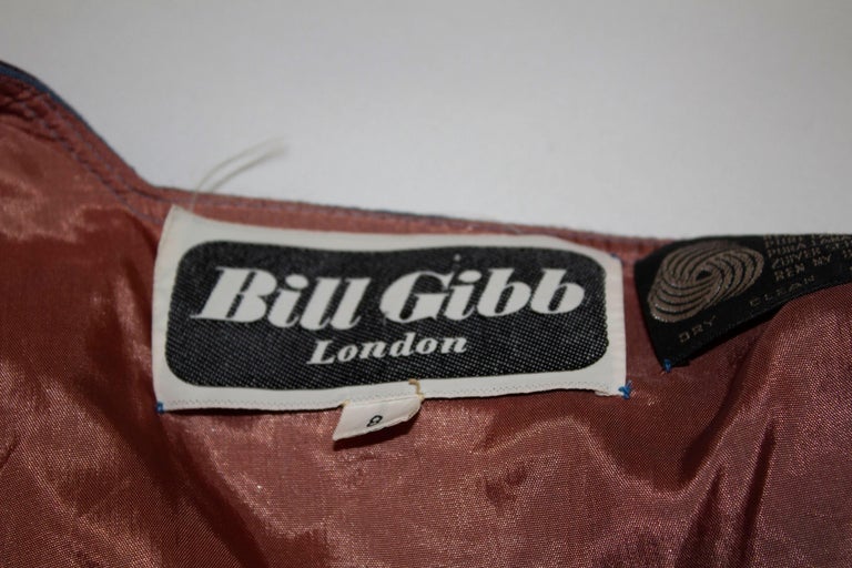 Vintage Bill Gibb Dove Grey Wool Jacket with Red Trim at 1stDibs