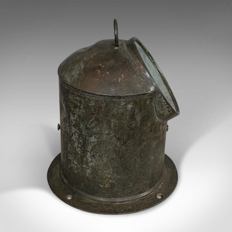 Vintage Binnacle Compass, English, Brass, Maritime, Navigation ...