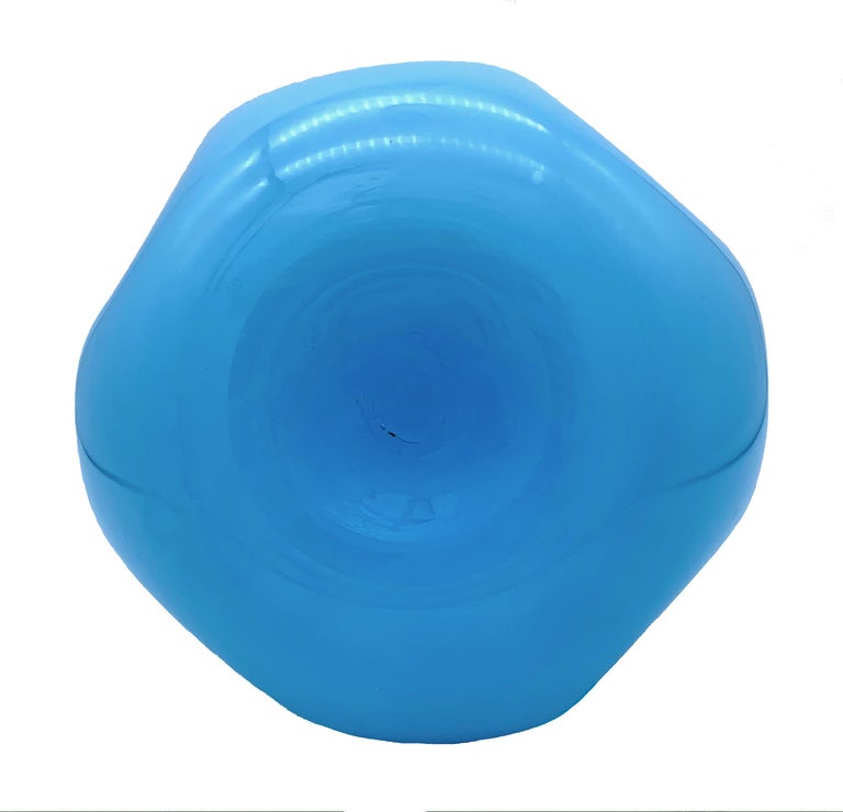 Vintage Biot Light Blue Glas Vase France For Sale at 1stDibs | biot glas