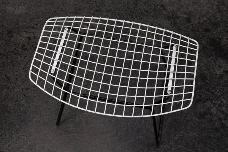 Vintage Bird Lounge Chair and Stool by Harry Bertoia for Knoll, 1960s ...