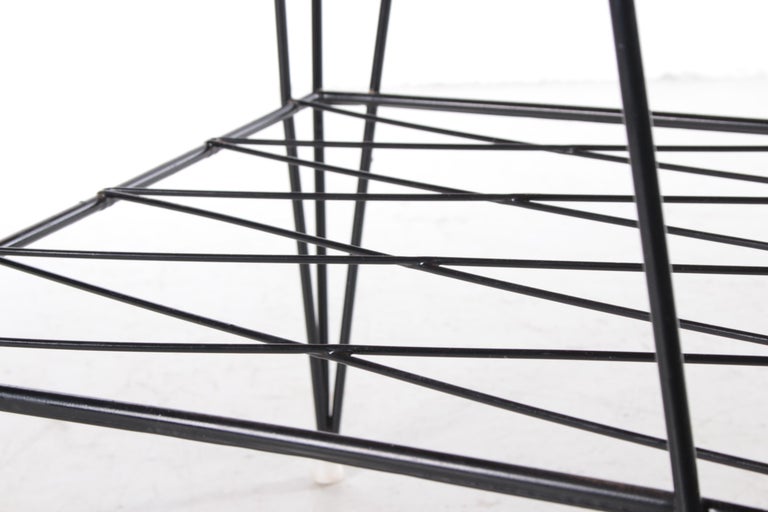 Vintage Black Metal String Coffee Table from Sweden, 1960 For Sale at ...