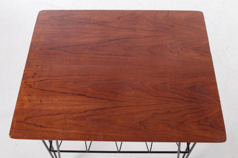 Vintage Black Metal String Coffee Table from Sweden, 1960 For Sale at ...