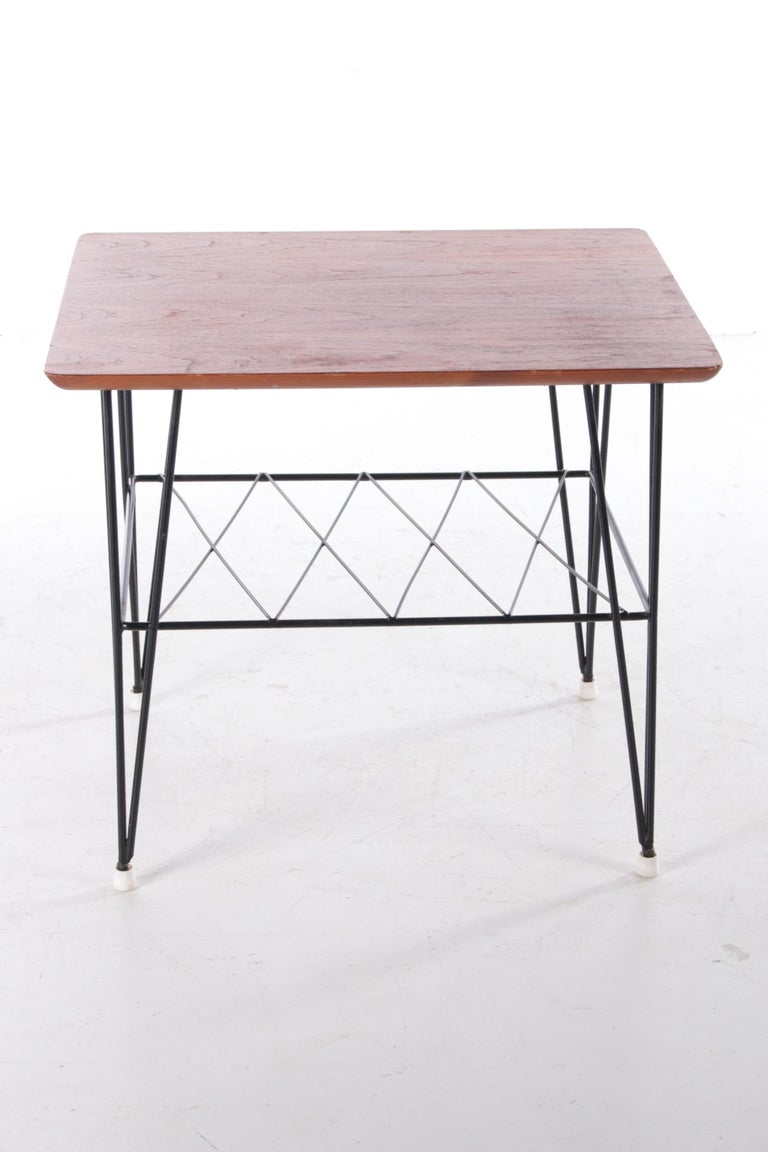 Vintage Black Metal String Coffee Table from Sweden, 1960 For Sale at ...