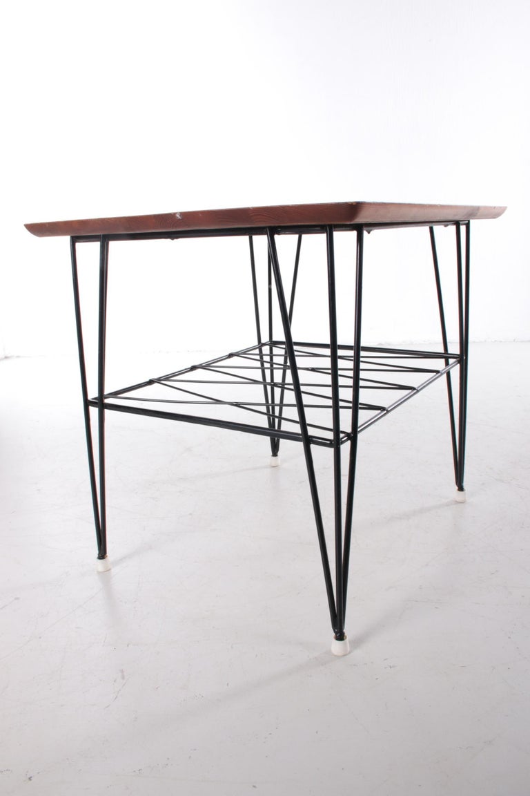 Vintage Black Metal String Coffee Table from Sweden, 1960 For Sale at ...