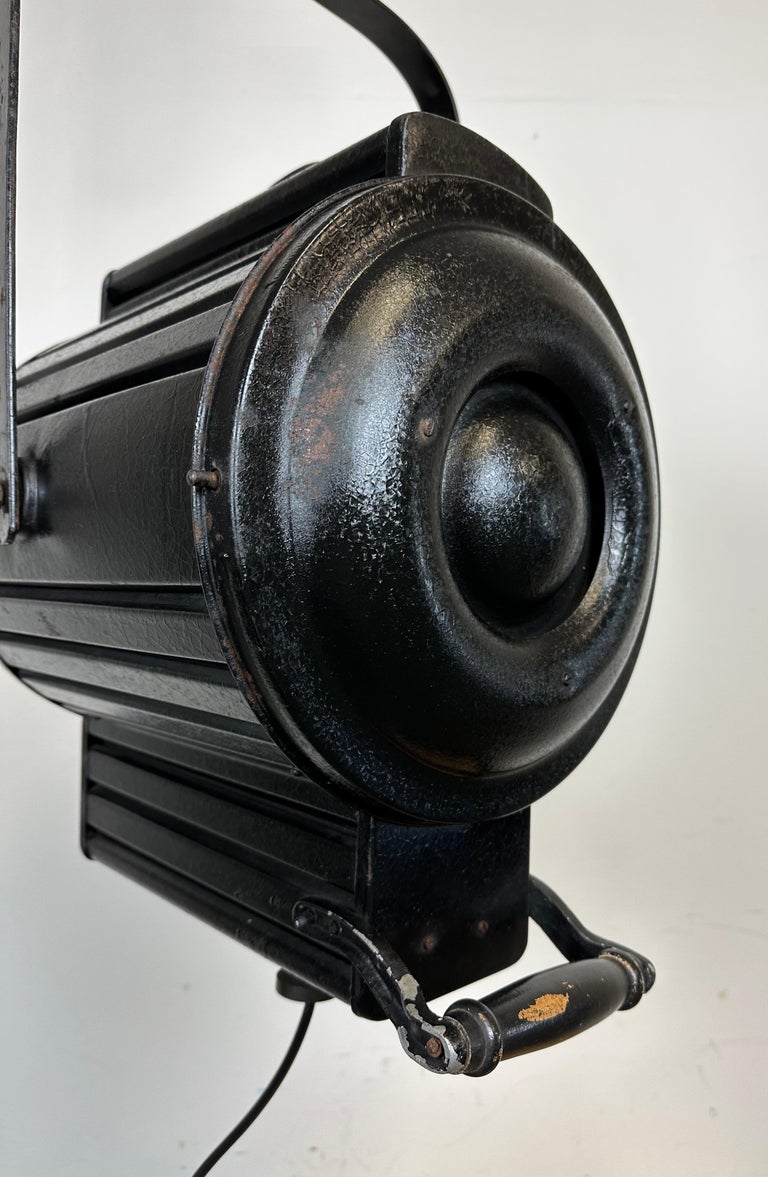 Vintage Black Theatre Spotlight, 1960s For Sale at 1stDibs