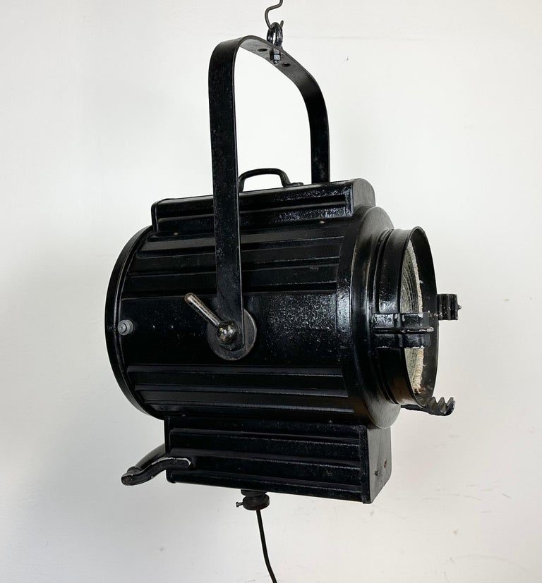 Vintage Black Theatre Spotlight, 1960s For Sale at 1stDibs