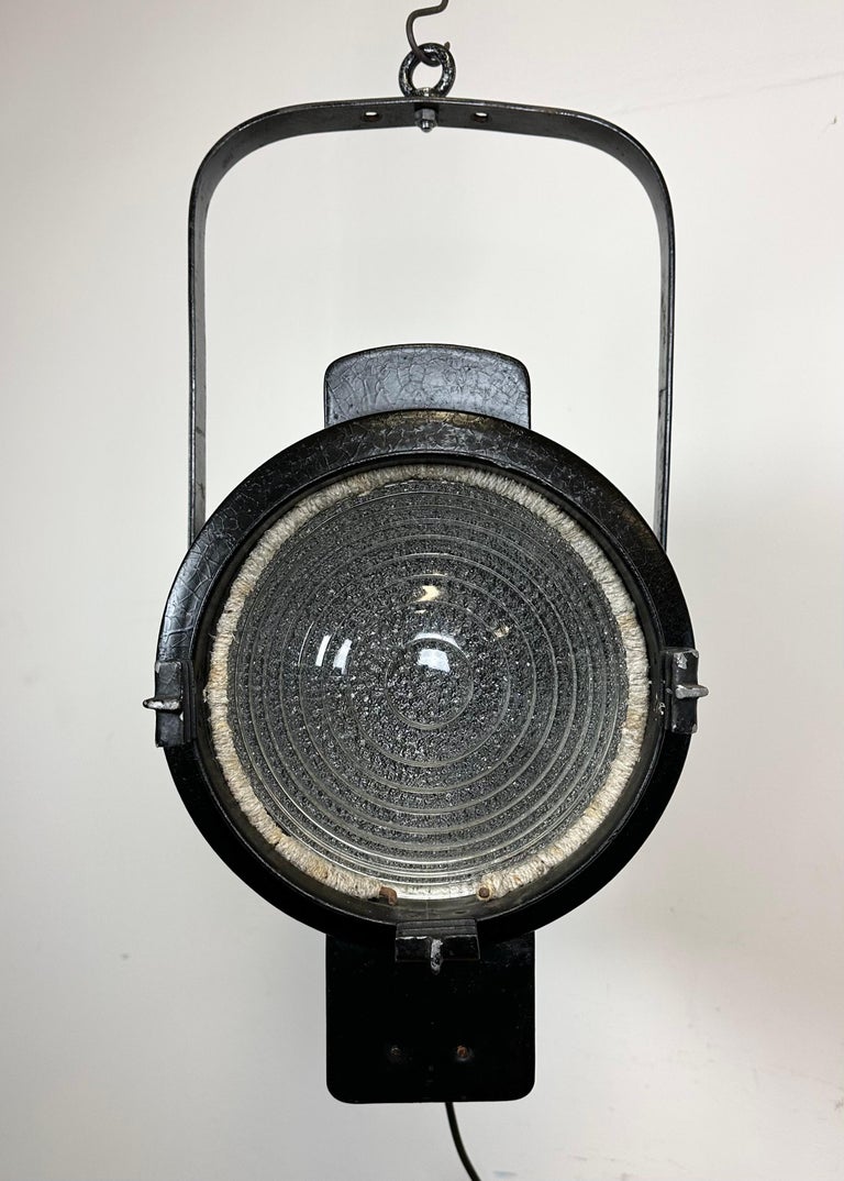 Vintage Black Theatre Spotlight, 1960s For Sale at 1stDibs