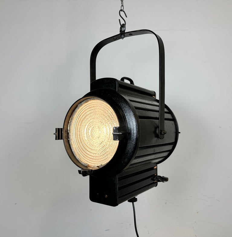 Vintage Black Theatre Spotlight, 1960s For Sale at 1stDibs