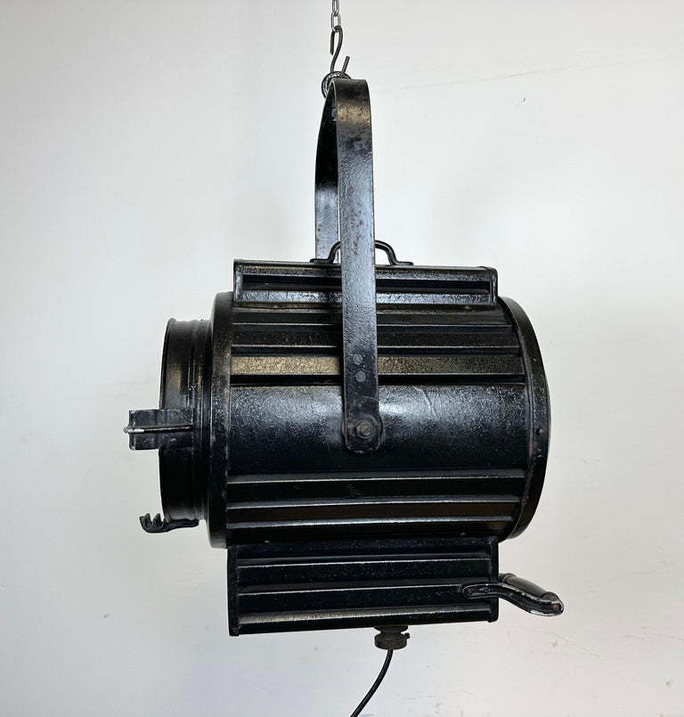 Vintage Black Theatre Spotlight, 1960s For Sale at 1stDibs